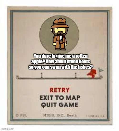 My Scribblenauts/Cuphead death screen thing :P | Fandom