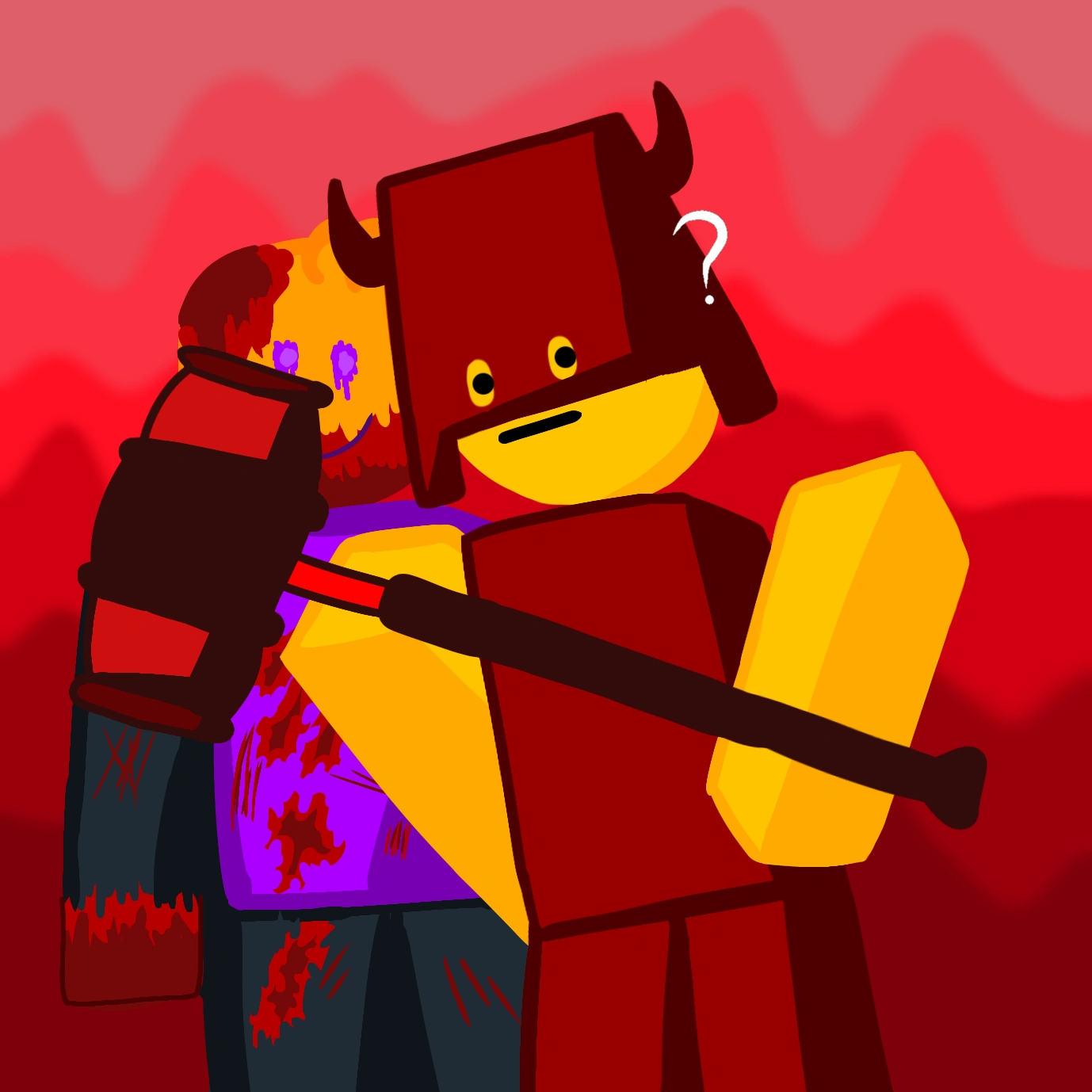 "What do you mean a monster is behind me?" | Fandom