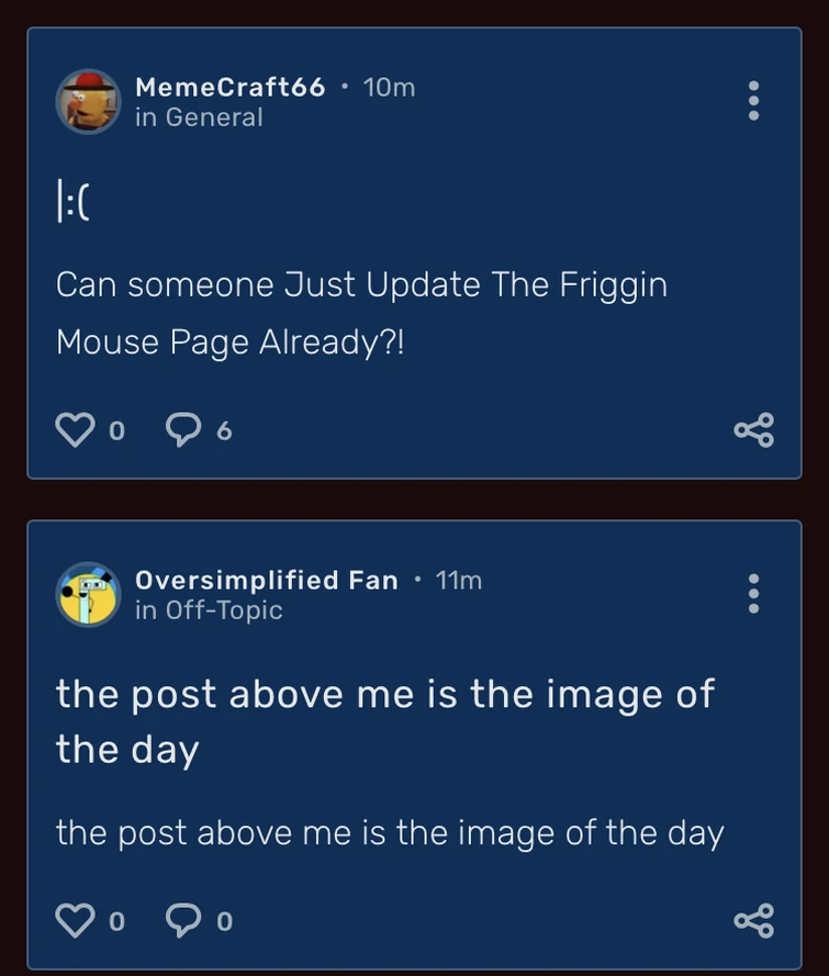 the post above me is the image of the day | Fandom