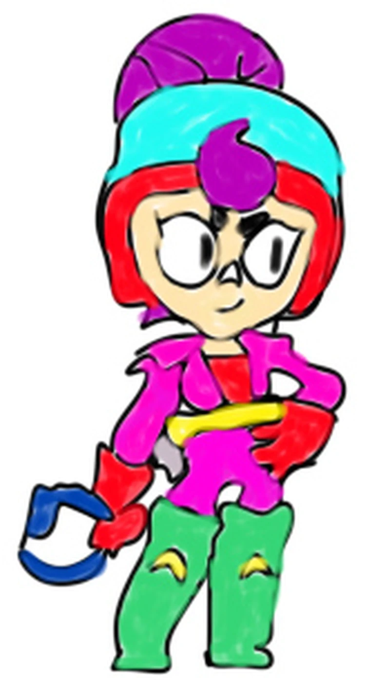 Janet Fan Art (requested) - Purple Hair Janet | Fandom