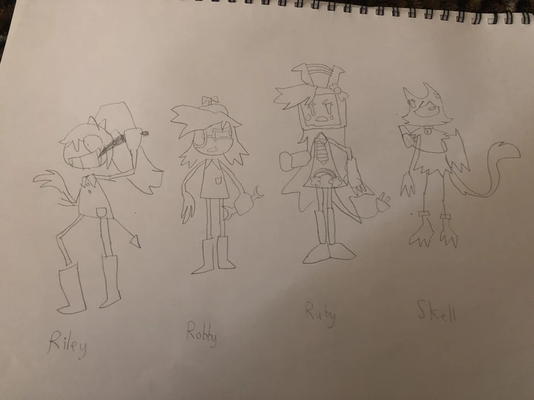 How I draw the gang | Fandom