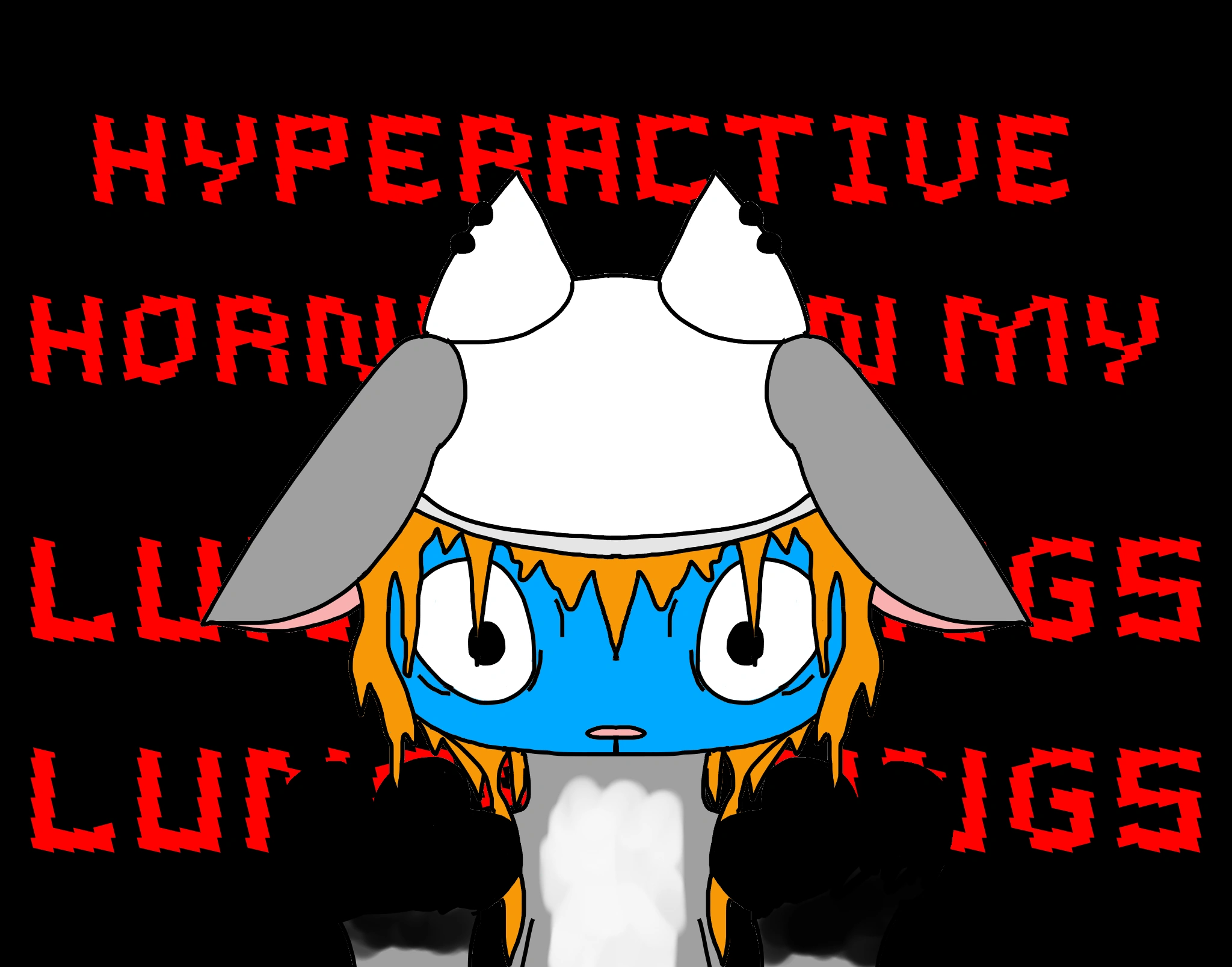 “Hyperactive hornets in my lungs-lungs-lungs-lungs” ew ew ew I drew ...