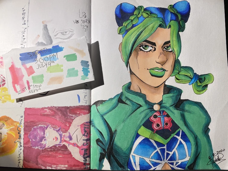 Jolyne Cujoh fan art I made :0 | Fandom