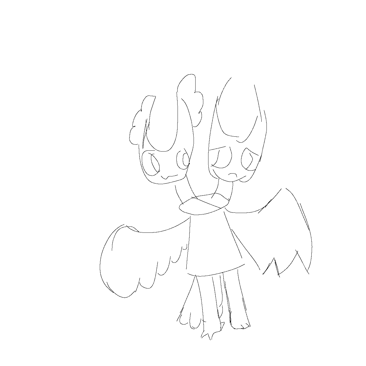 Hehe silly little raz n daz doodle in my au | Fandom