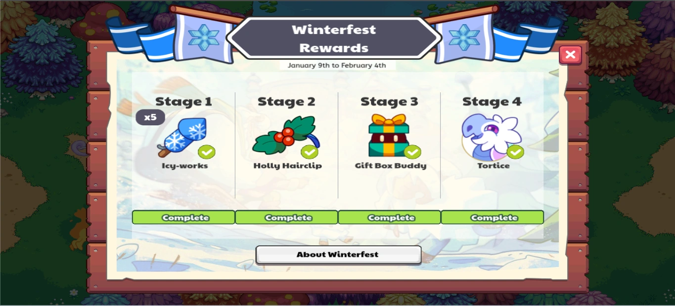 I already got all the Winterfest rewards. | Fandom