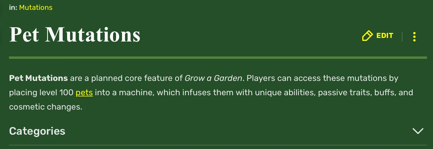 Pet mutation | Fandom
