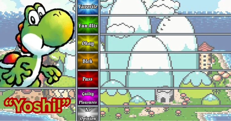 Yoshi Matchup Tier List | Fandom