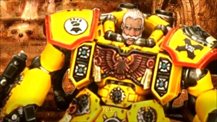 Rogal Dorn when Nathaniel Garro tells him Horus is a traitor..... | Fandom