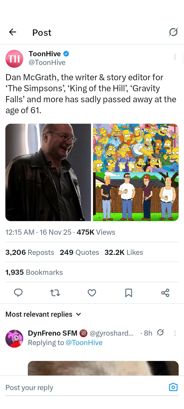 Dan McGrath has passed away 😔 | Fandom