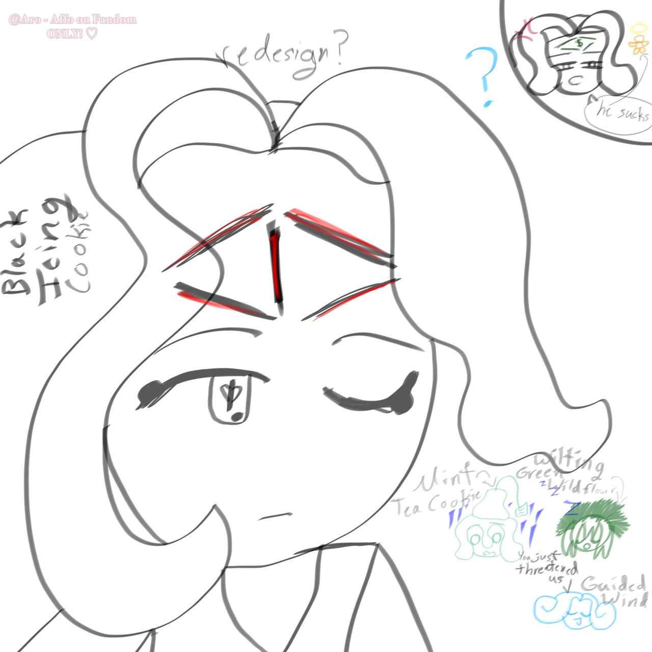 random doodle of upcoming ocs because I needed a break | Fandom