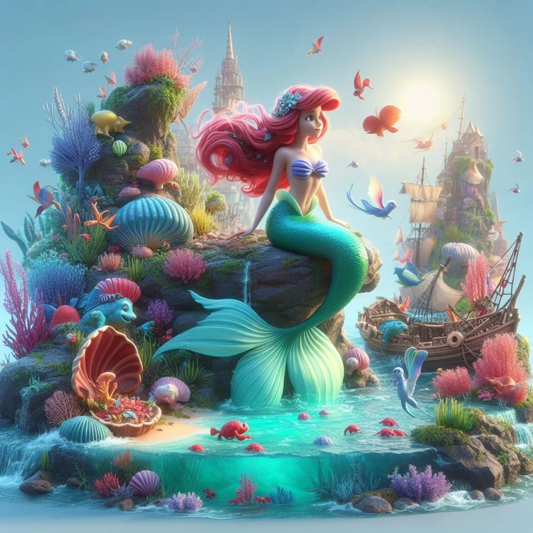The Little Mermaid AI Art | Fandom