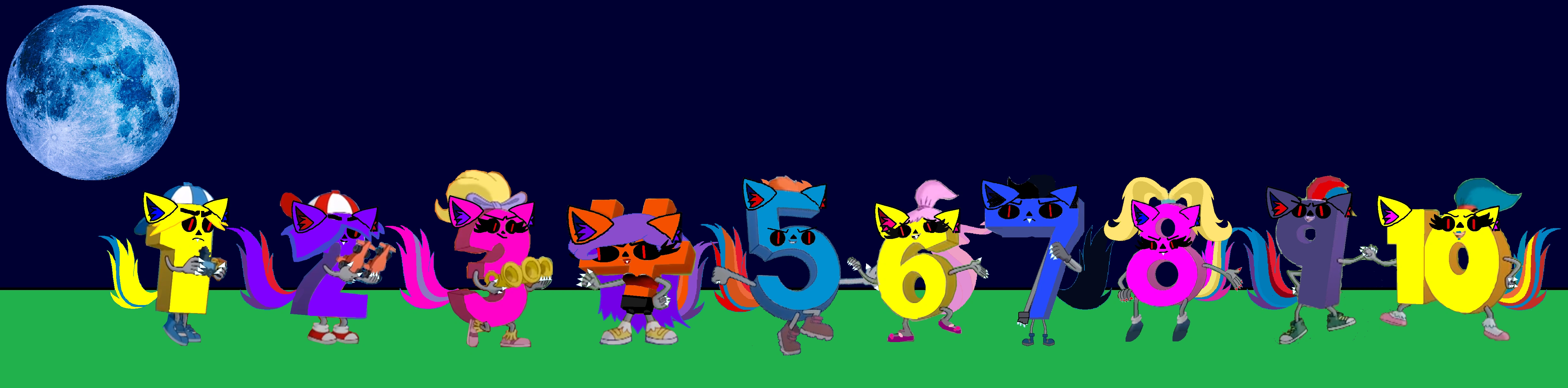 All Numbers from Numberland as Werewolves | Fandom