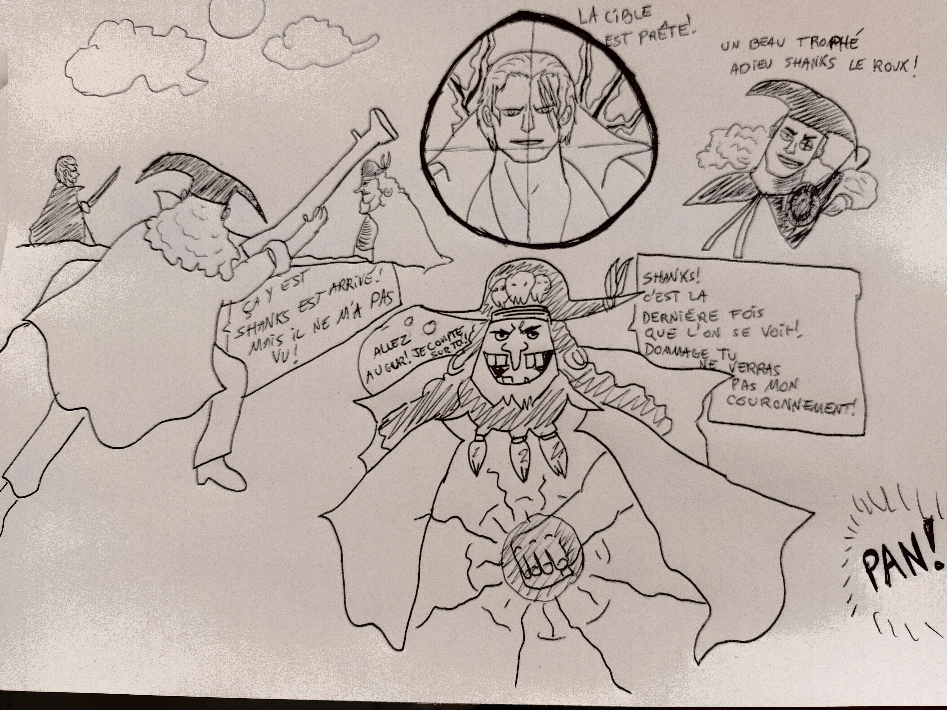 Shanks vs Teach Mini BD ! | Fandom