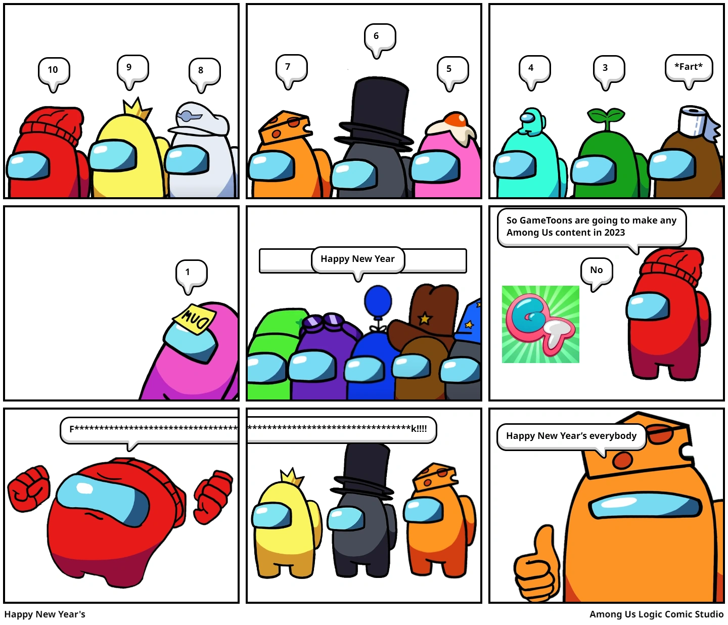 Among Us Logic Comic: Happy New Year’s | Fandom