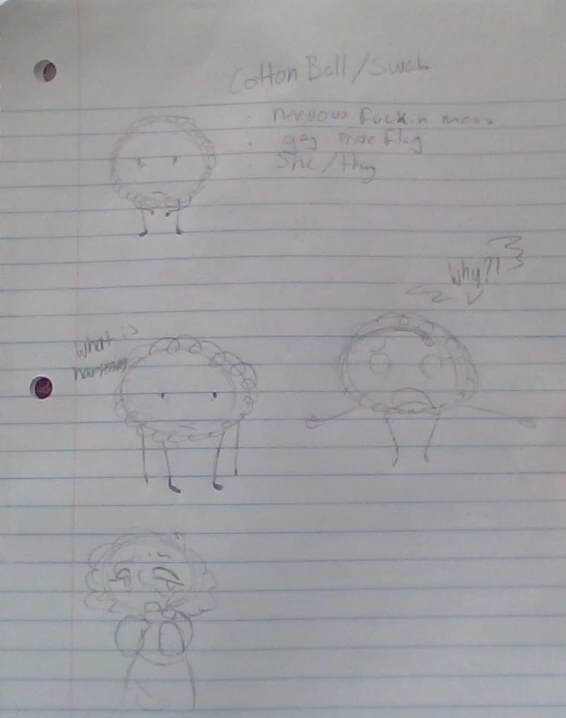 throws this object show oc at you then runs away | Fandom