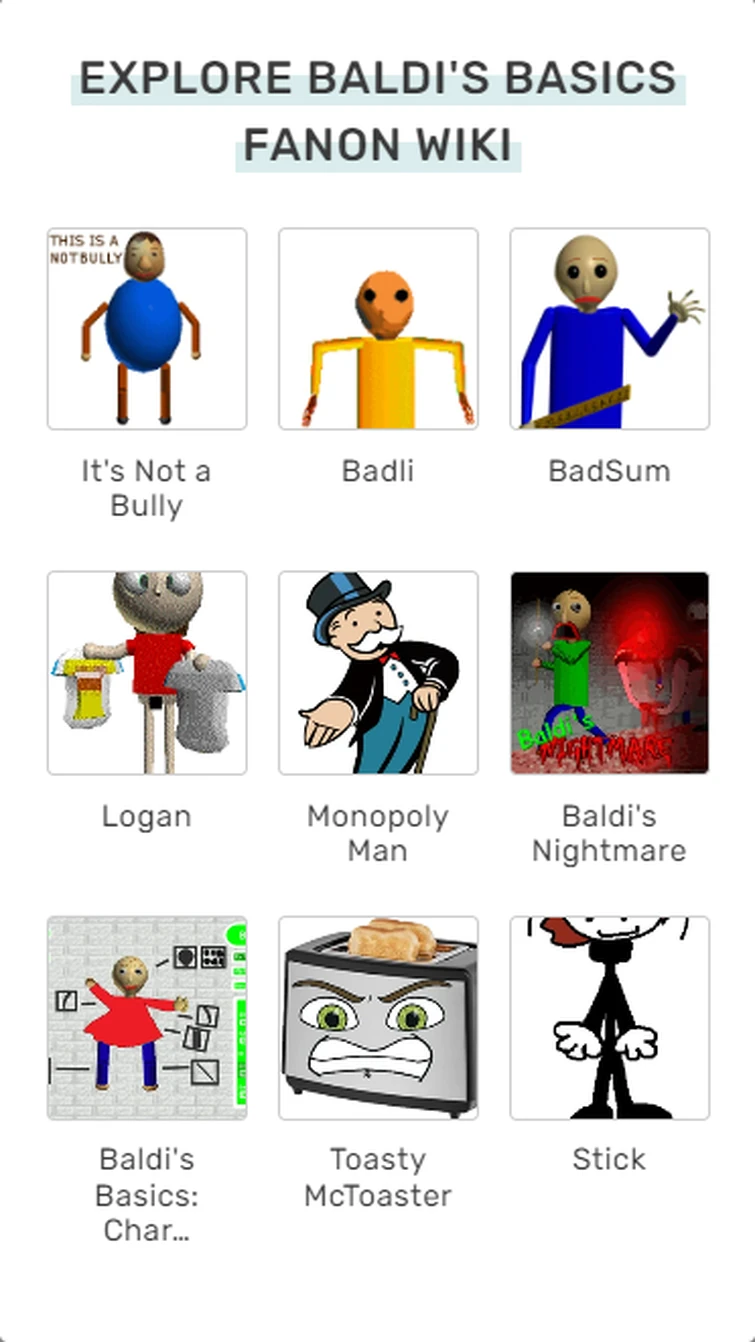 Discuss Everything About Baldi's Basics Fanon Wiki | Fandom