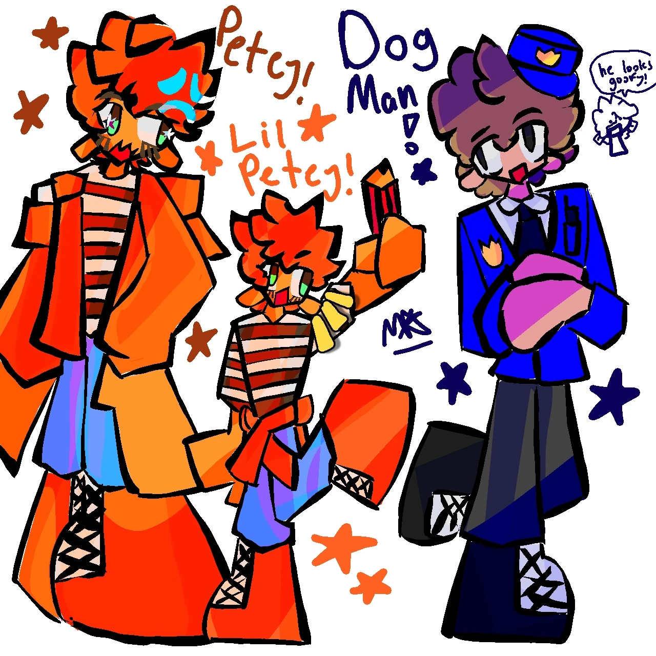 dog man characters as humans ! | Fandom