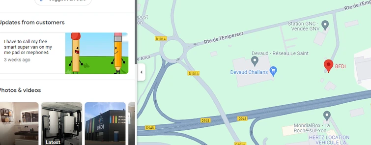 all bfdi / hfjone places i could find on google maps | Fandom
