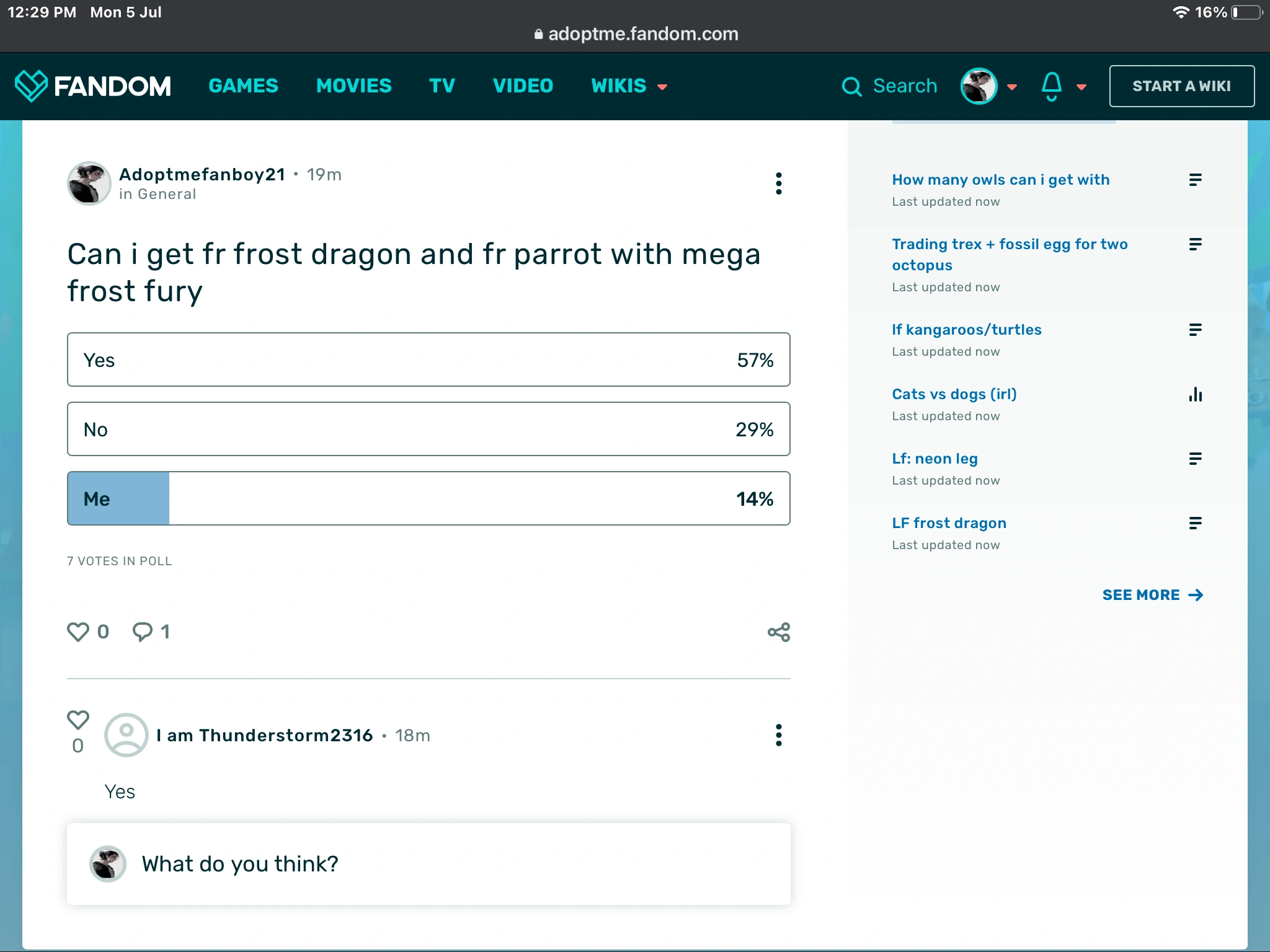 LF: FR FROST DRAGON AND FR PARROT | Fandom