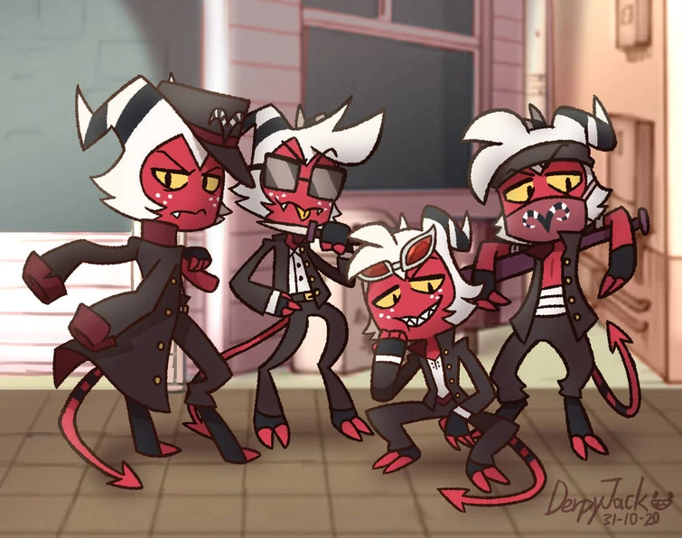 The Moxxie Gang. fan art i found from deviantart, credit to kirbybaby64 ...