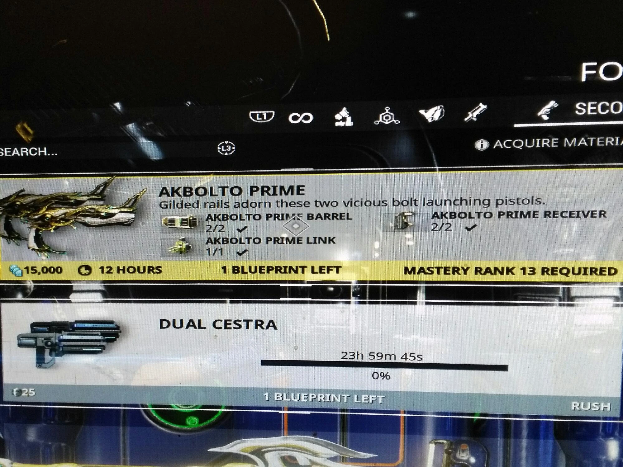 Akbolto Prime is getting vaulted tomorrow. | Fandom