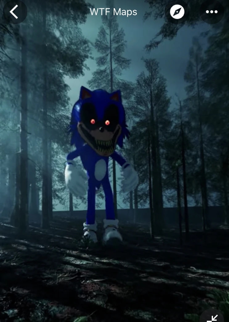 why tf is sonic.exe on google maps | Fandom