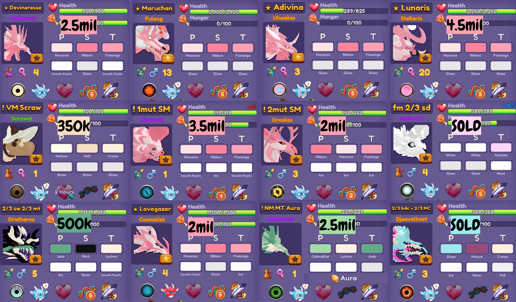 T/S Stuff / Buying hex + Shadows + Plats | Fandom