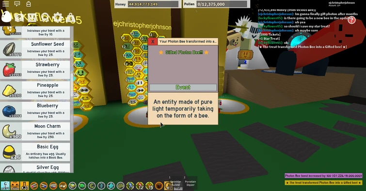 AFTER MANY MANY MONTHS Finally Gifted Photon Bee | Fandom