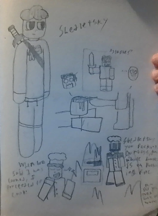 Shedletsky doodles | Fandom