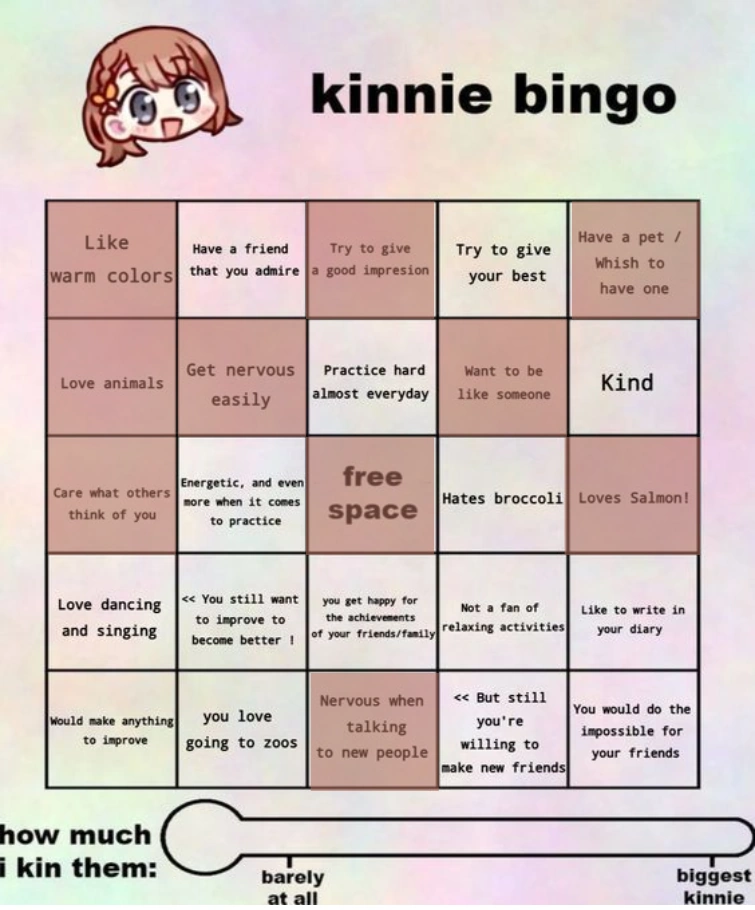 Random Kin bingos | Fandom