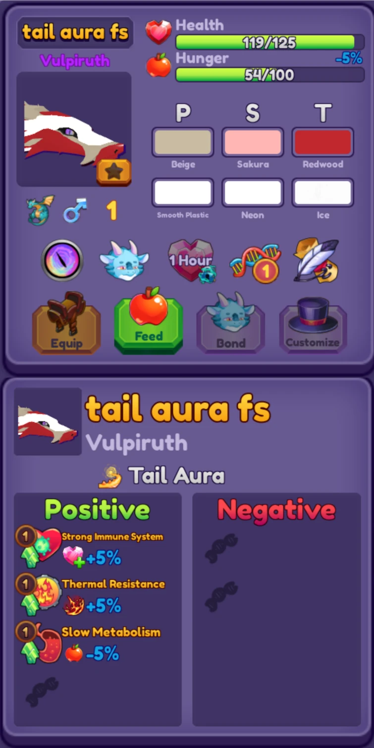 Looking at offers for tail aura vulp! | Fandom
