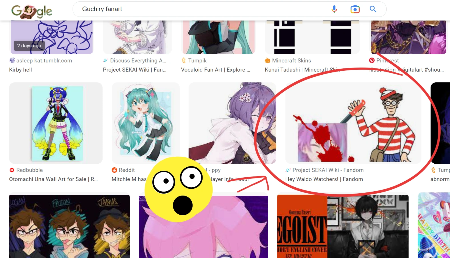 WHY DOES WALDO KILLING TENHA APPEAR ON GUCHIRY FANART 💀 | Fandom