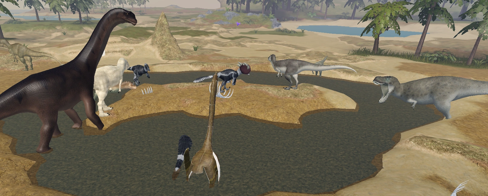 chaotic views of the tar pit. | Fandom