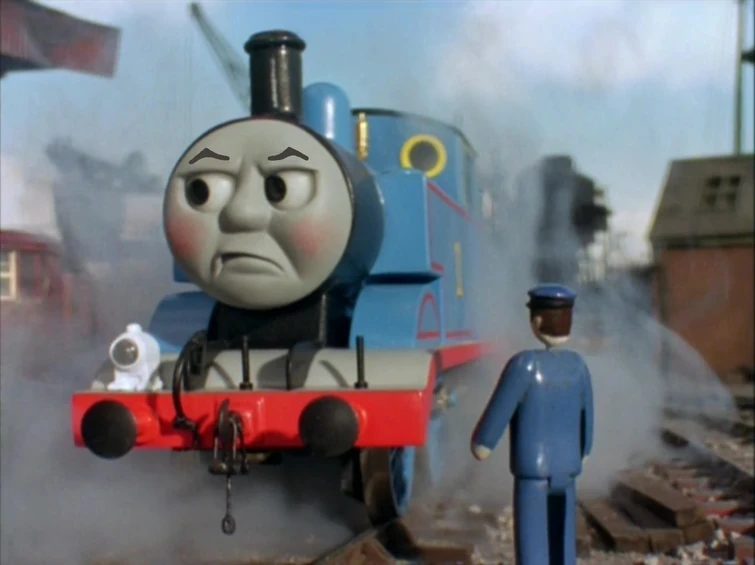 Thomas' cross face eyebrows in a Series 3-5/TATMR hybrid | Fandom