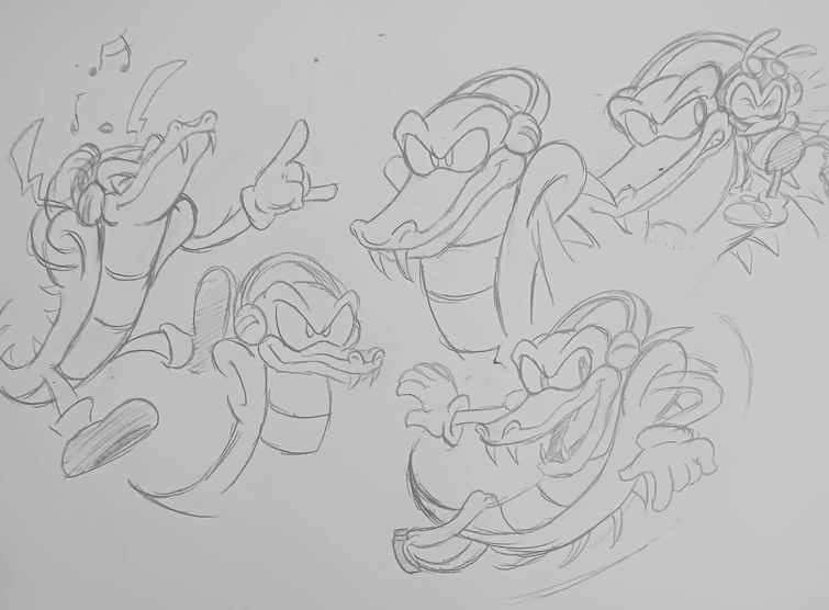 Vector sketches (featuring Charmy) | Fandom