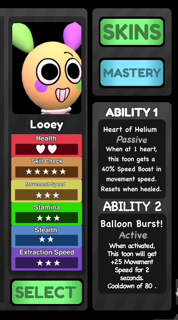 What if Looey was a main? Toon Stat change (minor change) | Fandom