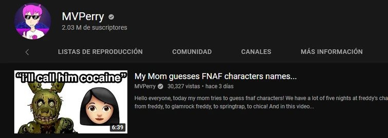 What do you think of MVPerry's FNAF videos? 🤔 | Fandom