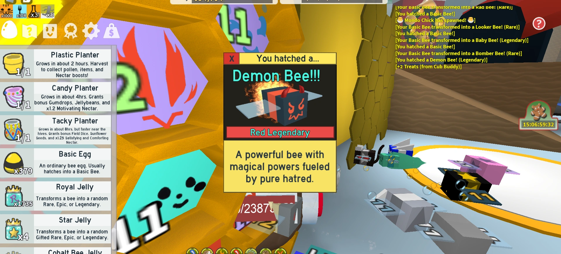 Update with my hatching to get gifted basic bee | Fandom