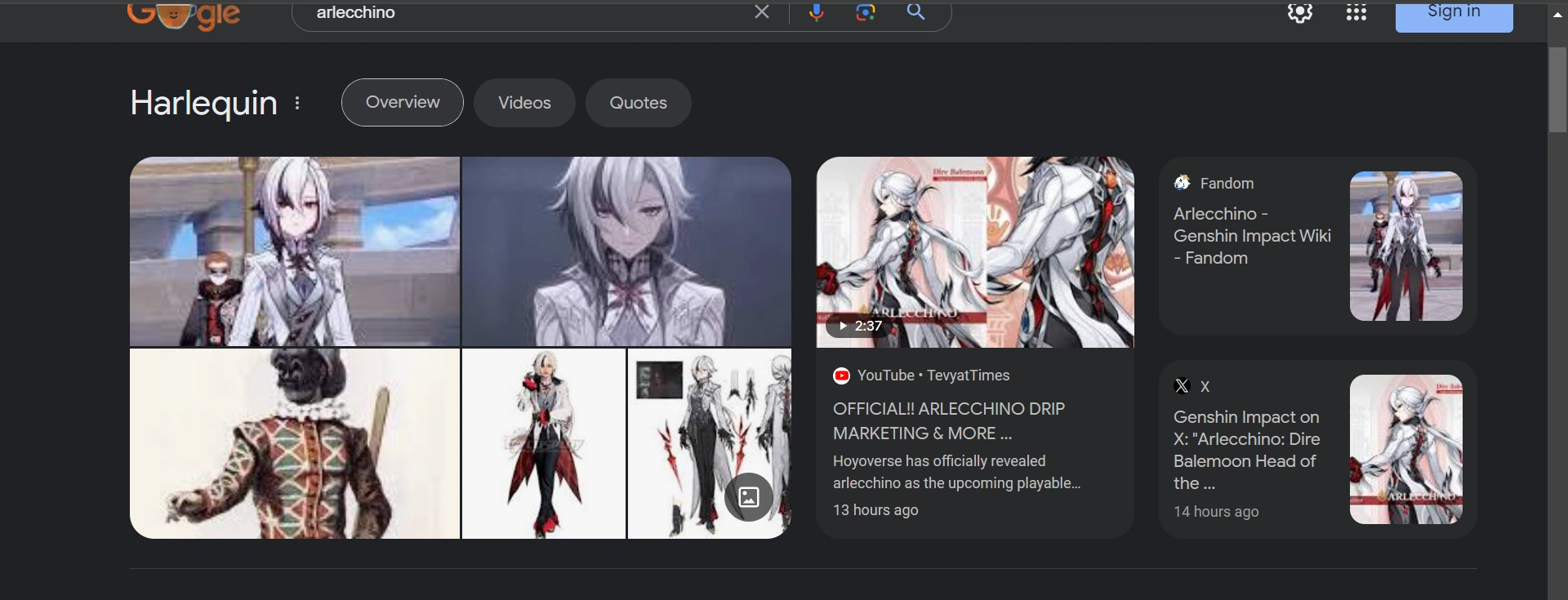 I WAS TRYING TO SHOW MY FRIEND ARLECCHINO'S DRIP MARKETING | Fandom