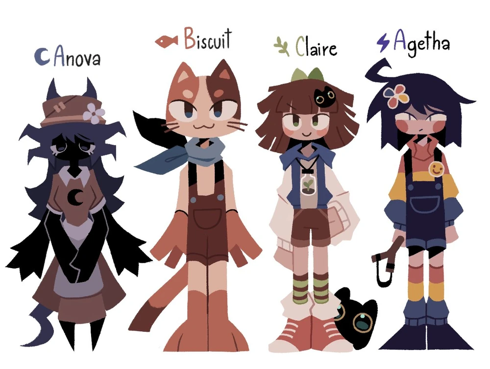 Gonna rant about my headcanons of these four because I refuse to go on ...