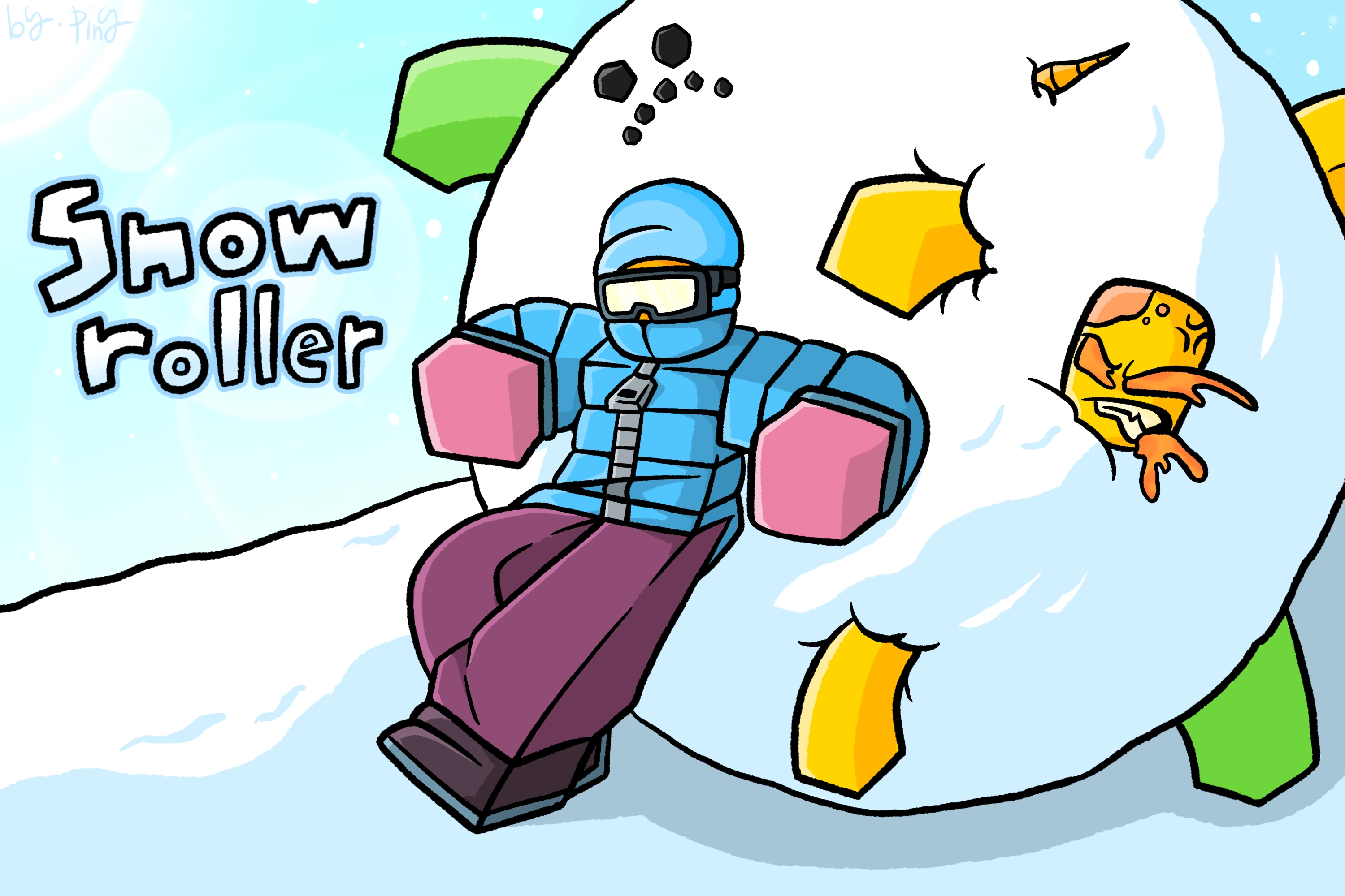 Snowroller fanart | Fandom