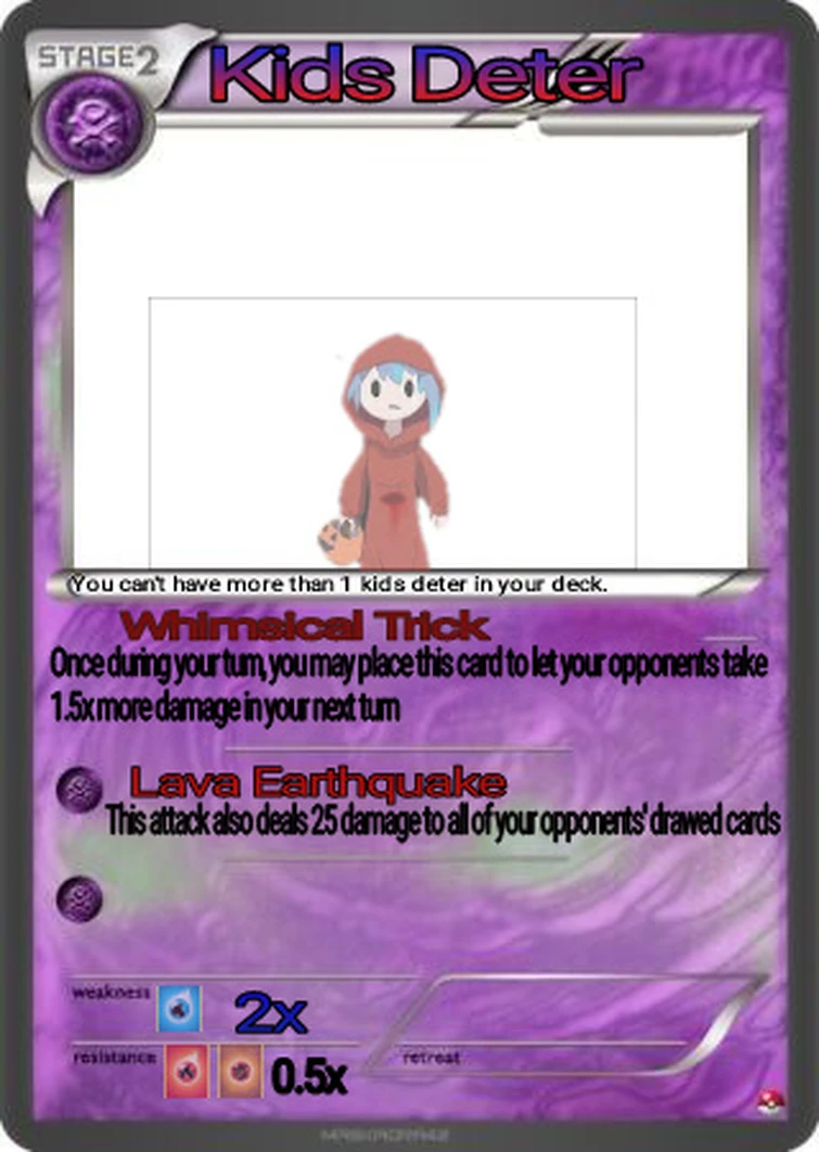 make a Pokemon card of yourself | Fandom