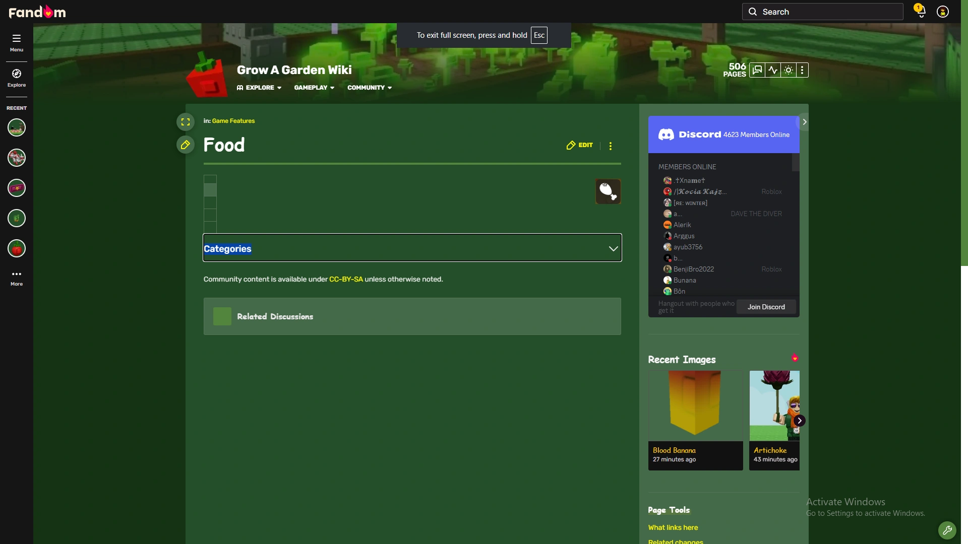 did food page get vandalized or is that how its supposed to be | Fandom