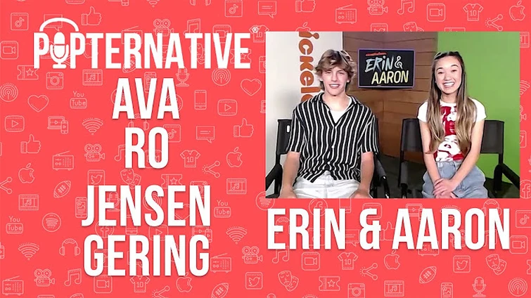 Ava Ro and Jensen Gering talk about Erin & Aaron on Nickelodeon and ...
