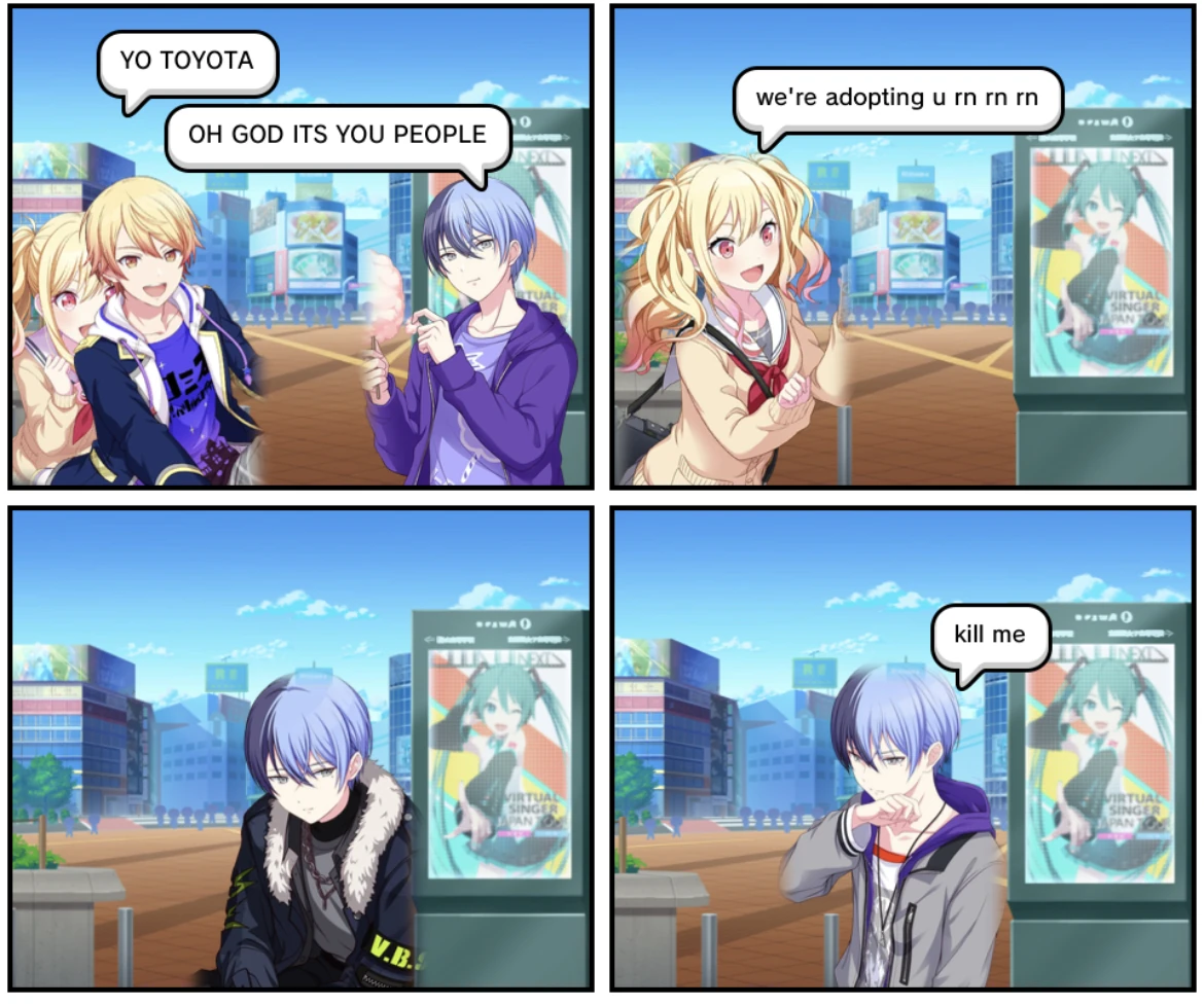 SAKI AND TSUKASA ADOPT TOYA | Fandom