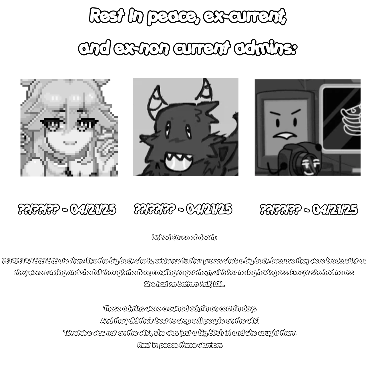 Rest in peace Eli.. and others I guess…. | Fandom