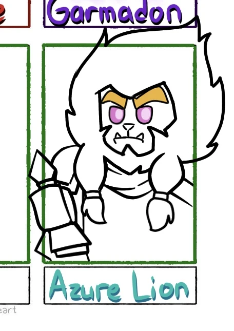 This is my first time drawing Azure Lion | Fandom