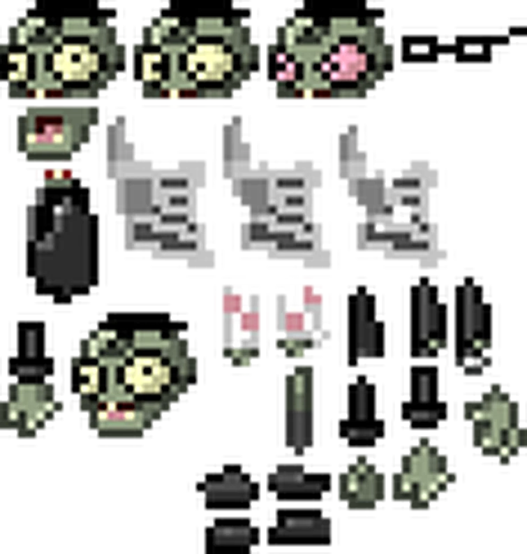 8-Bit Newspaper Zombie (More fanart) | Fandom