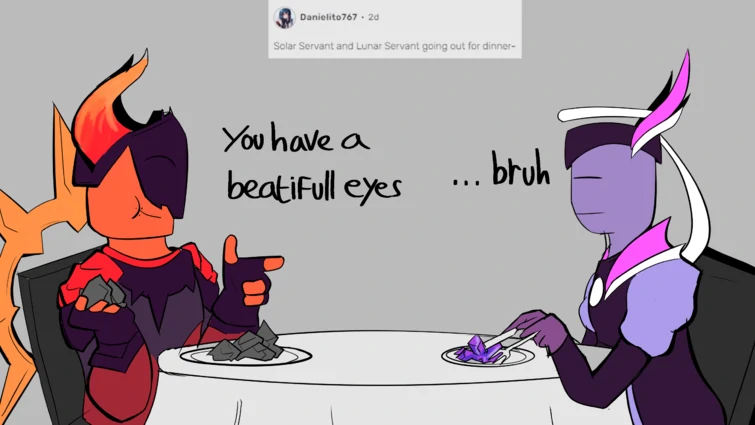 Whoever ships Solar Servant x Lunar Servant | Fandom
