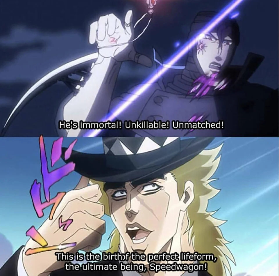 ultimate lifeform speedwagon | Fandom